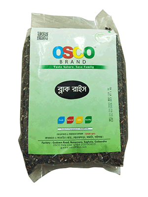 Organic Black Rice (কালো চাল)-OSCO Brand